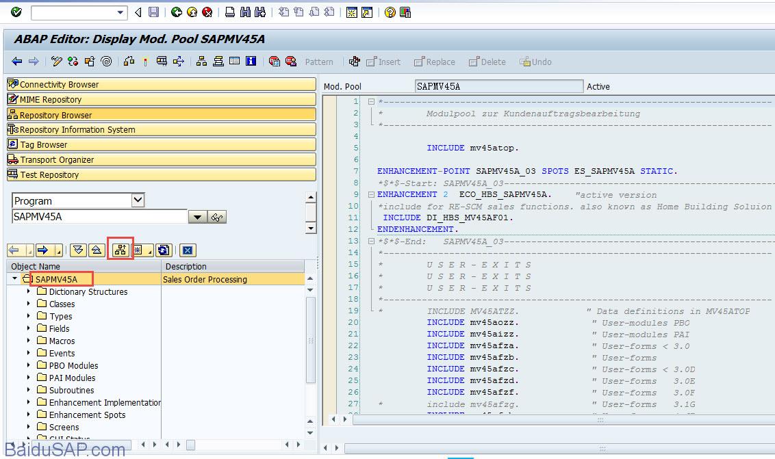 根据Tcode查找相应BAPI | 摆渡SAP
