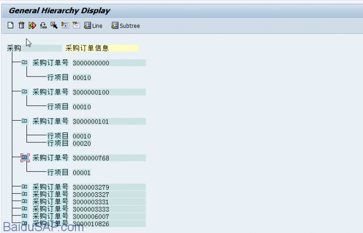 创建list ALV tree[RS_TREE_LIST_DISPLAY] | 摆渡SAP