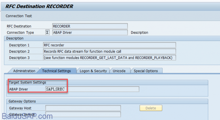 Sm59远程连接rfc Connection类型含义 摆渡sap
