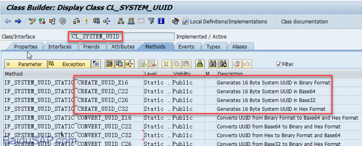 如何创建,转换UUID[CL_SYSTEM_UUID] | 摆渡SAP