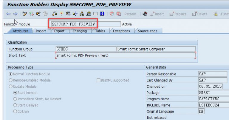 如何用PDF预览smartform-[SSFCOMP_PDF_PREVIEW] | 摆渡SAP